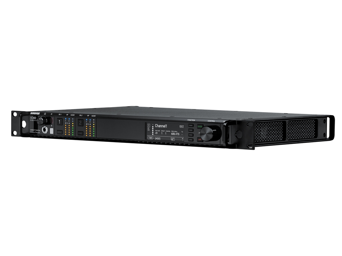 SHURE AD4D - Bộ Thu Digital Không Dây 2 Kênh | TNG Audio